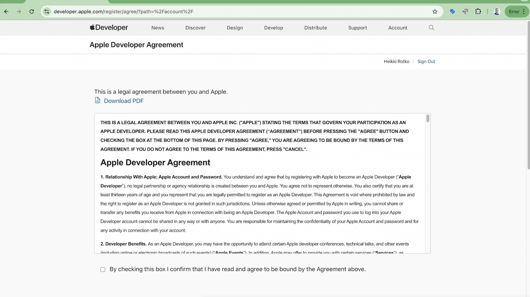 How to create an Apple Developer account for your organization