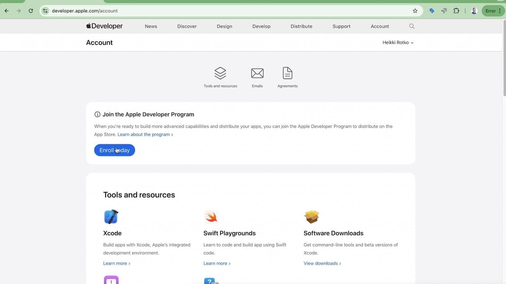 How to create an Apple Developer account for your organization