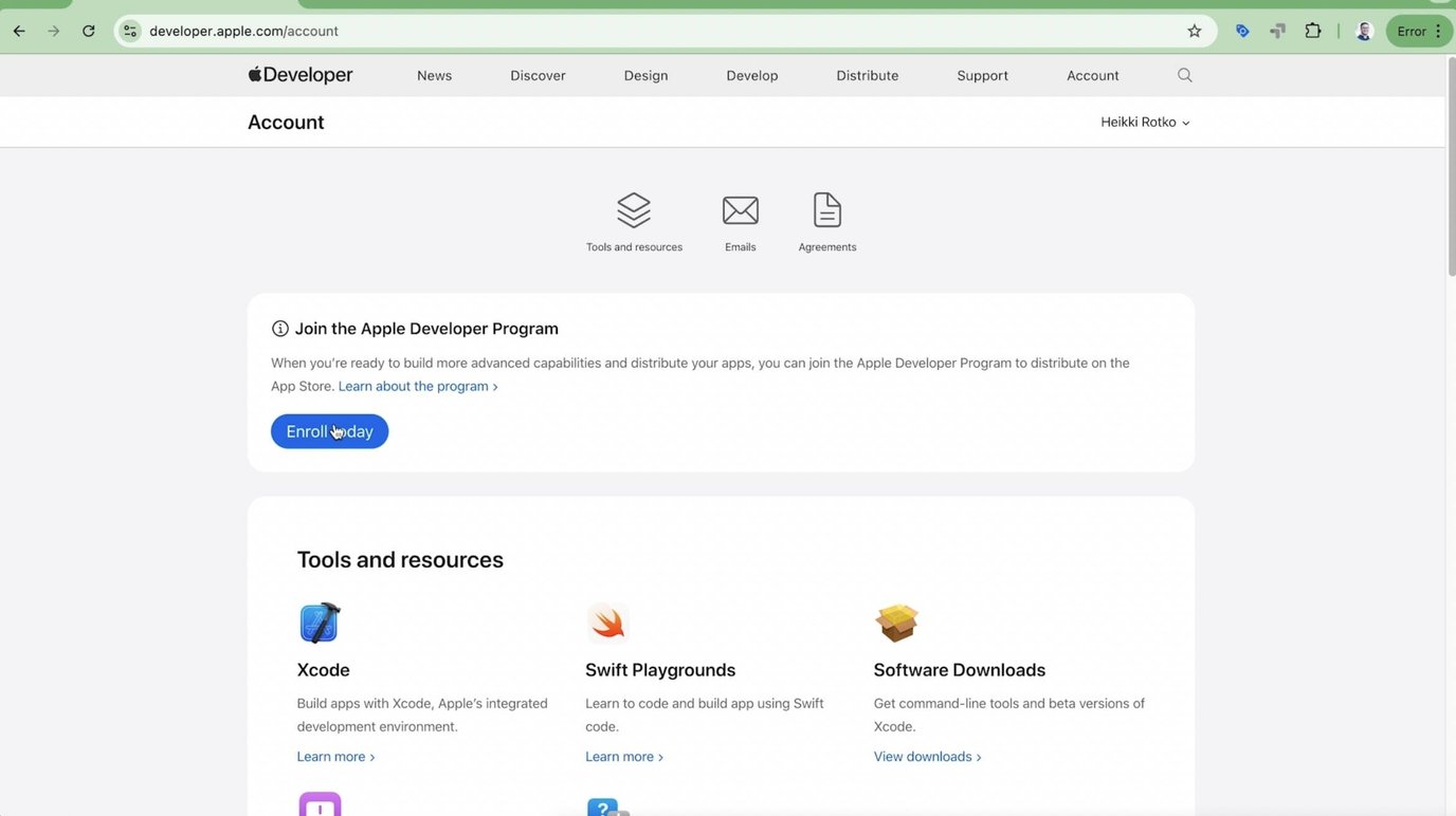 How to create an Apple Developer account for your organization