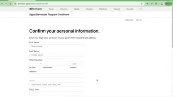How to create an Apple Developer account for your organization