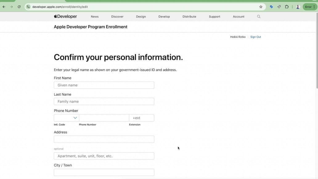 How To Create An Apple Developer Account For Your Organization