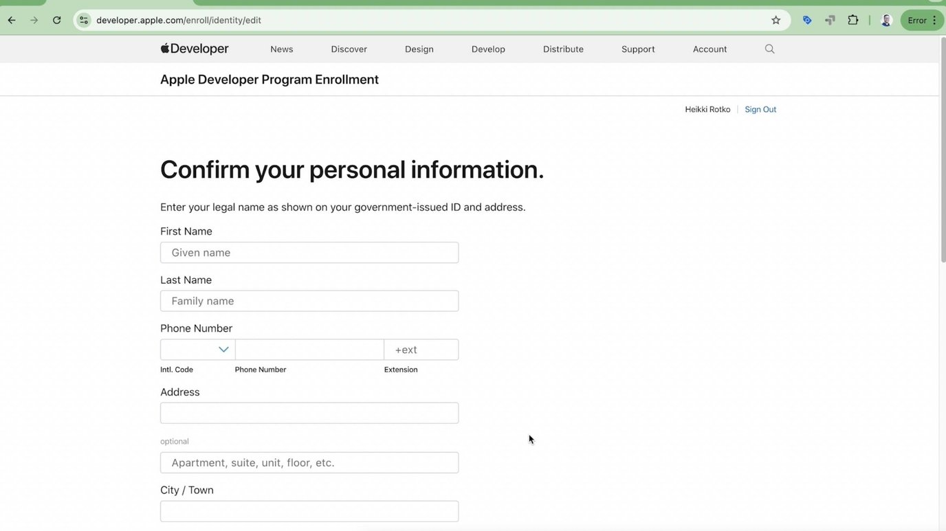 How to create an Apple Developer account for your organization