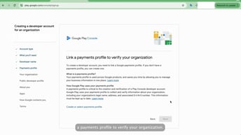 How to create a Google Play Developer cccount for your organization